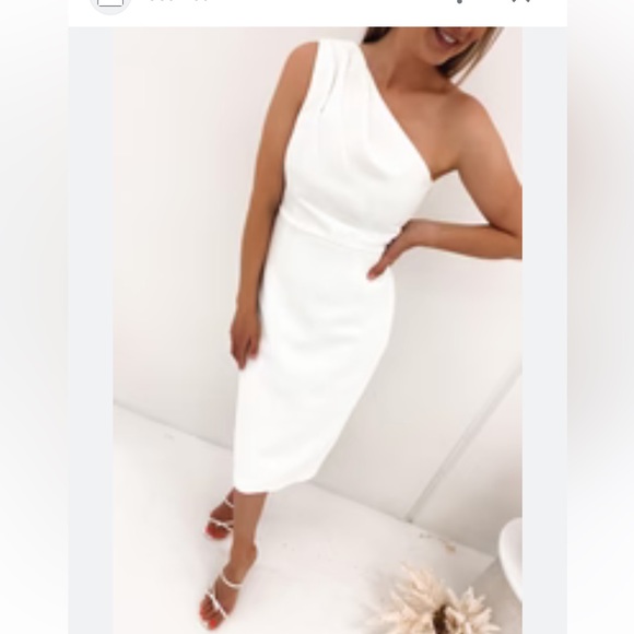 Fame and Partners | Dresses | Fame And Partners Dress White ...